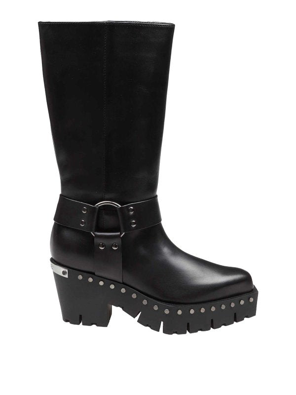 Stivale In Pelle Con Borchie Colore Nero Jimmy Choo – Lambitelli