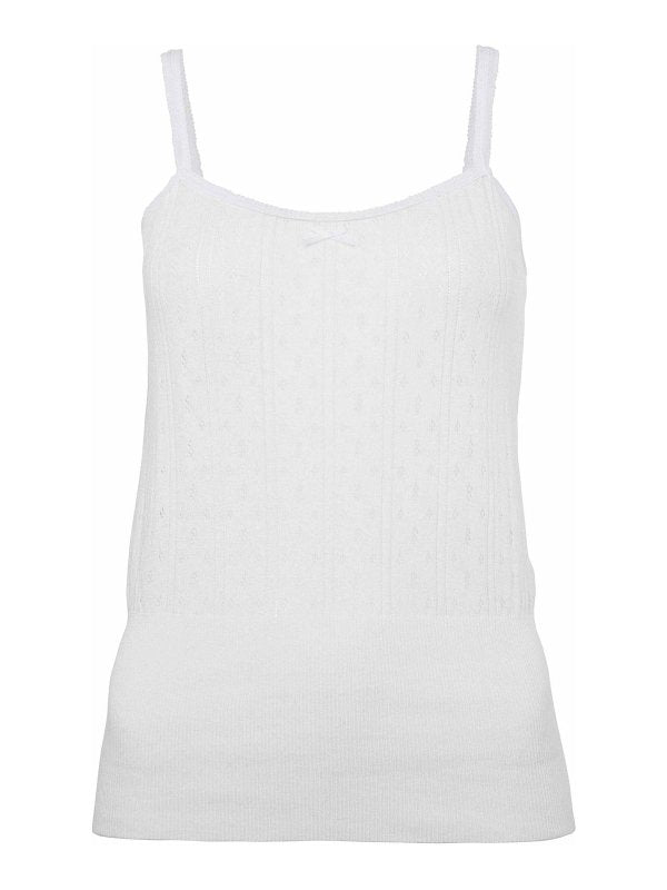 Top Pointelle Con Logo Ricamato J.w. Anderson – Lambitelli