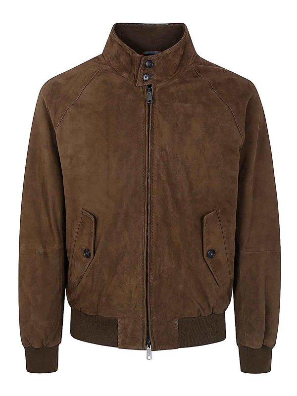 Giacca In Pelle Scamosciata G9 Baracuta – Lambitelli