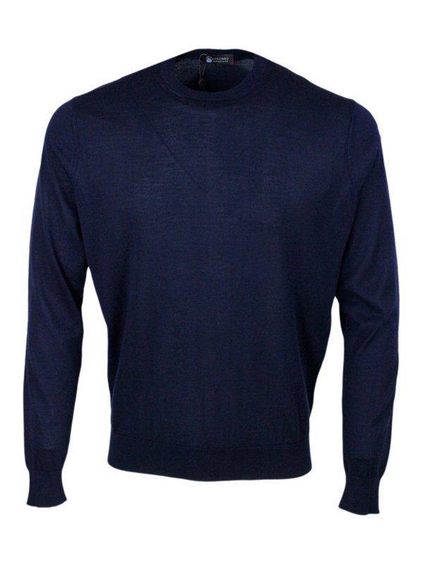 Colombo Sweaters Blue Colombo – Lambitelli